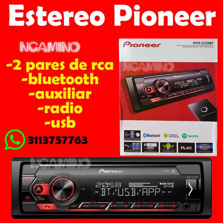 Estereo Pioneer MVH-S320BT - NCAMINO